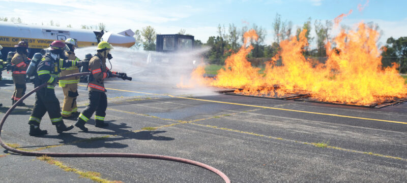 Fire departments train at MOV Regional Airport | News, Sports, Jobs ...